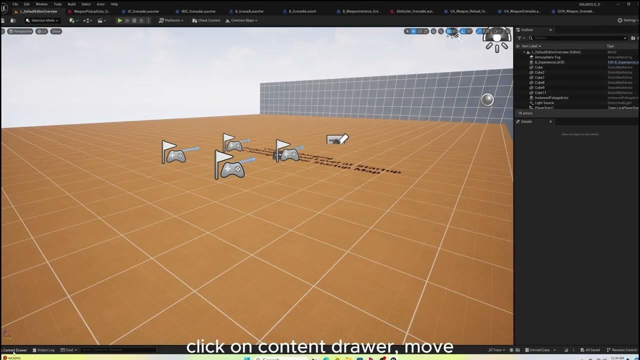 HOW TO CREATE A GRENADE LAUNCHER IN LYRA GAME USING UNREAL ENGINE NARRATED BY ANNA - YouTube