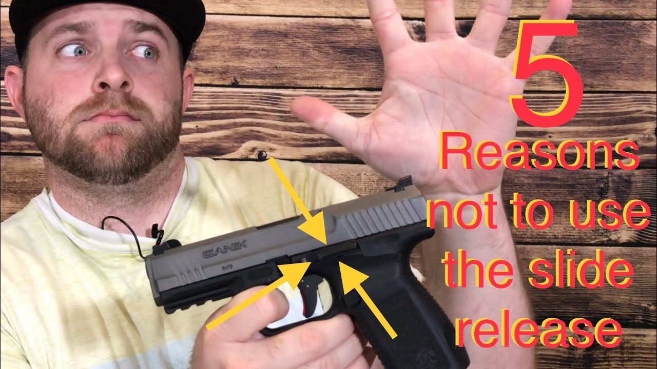 5 reasons not to use the slide stop as a slide release! Do they apply ...