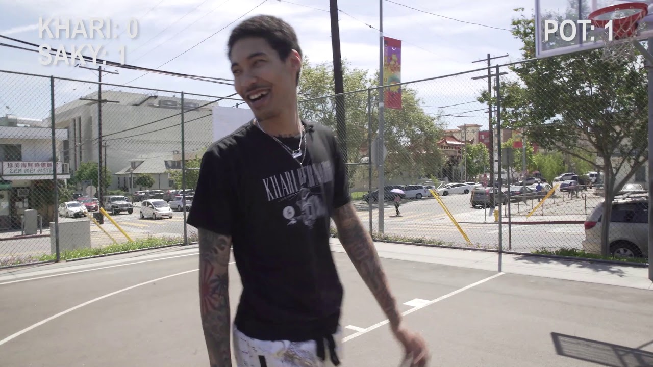 Khari Bernard Premieres His New Basketball Shorts and Plays 1-on-1 with ...