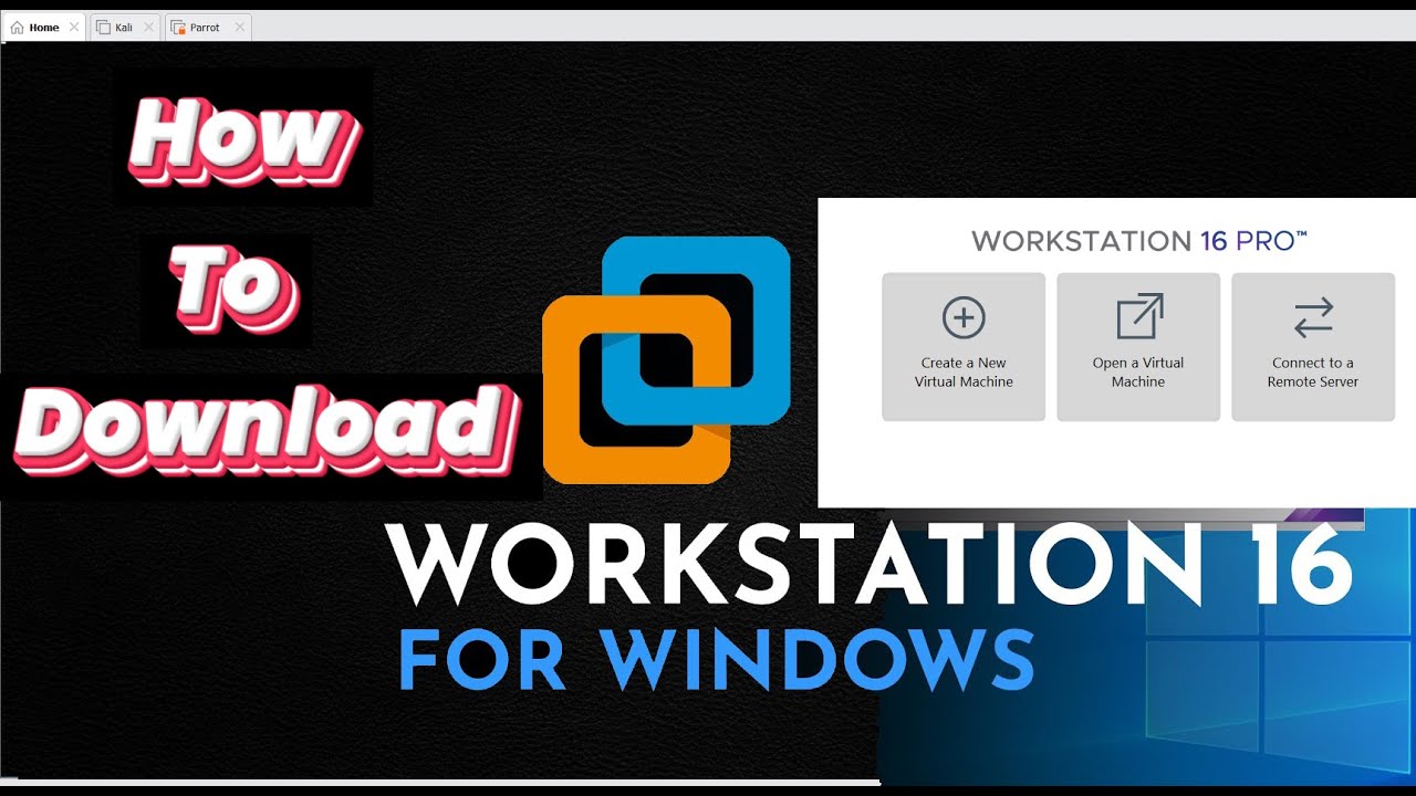 vmware workstation 16 pro Download - YouTube