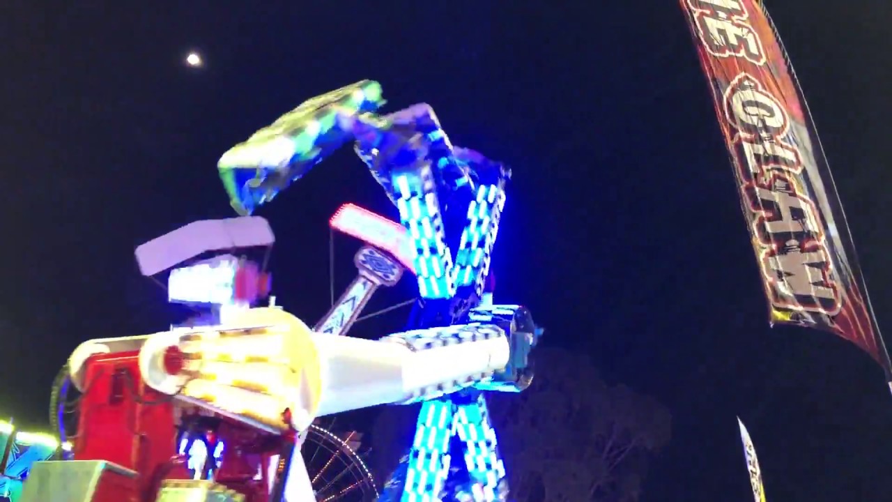 Perth Royal Show Claw Ride 22 September 2018 - YouTube