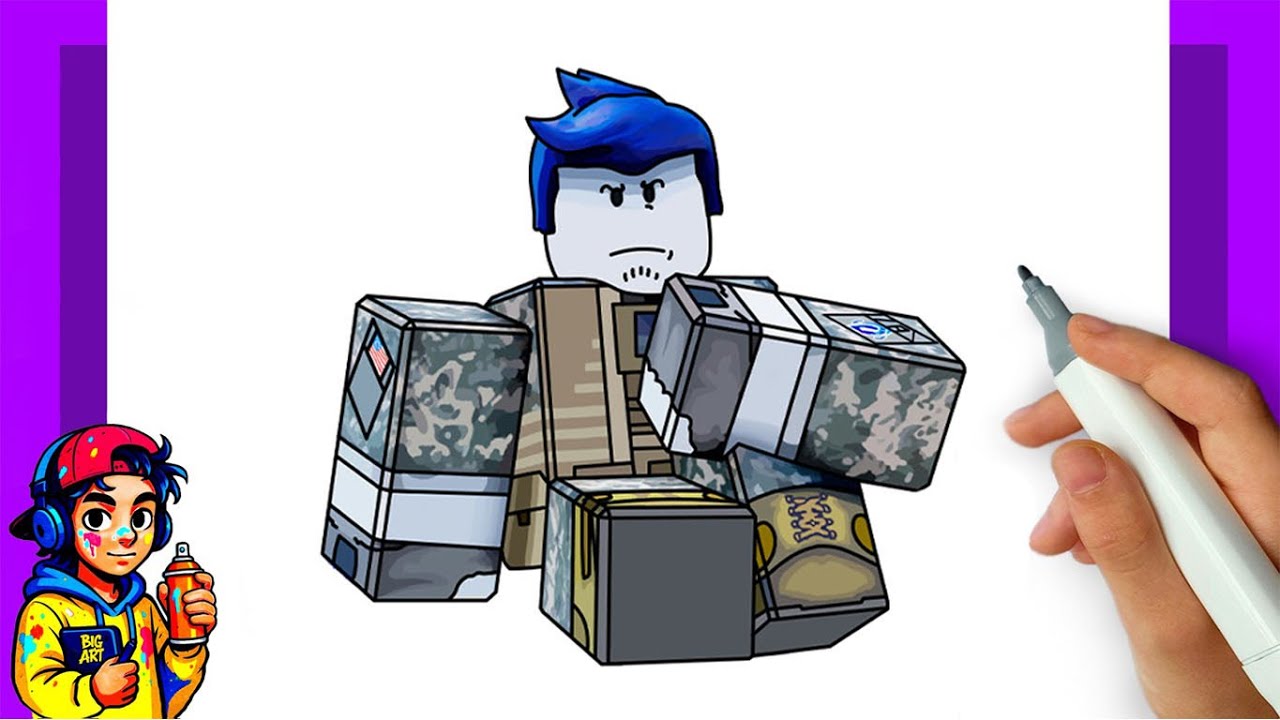 How to Draw | GUEST 1337 | Forsaken | Step by step - YouTube