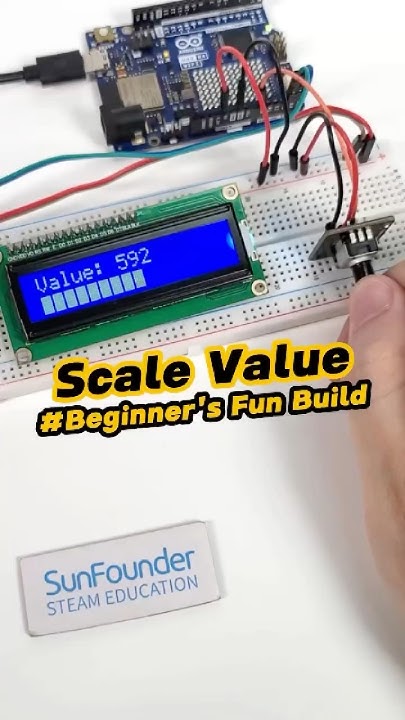 Visualizing Potentiometer Data on LCD with Arduino – Universal Maker Sensor Kit - YouTube
