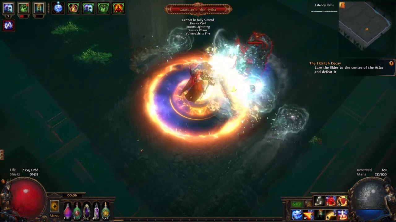Path Of Exile - Righteous Fire/Scorching Ray Chieftain Shaper Guardians ...