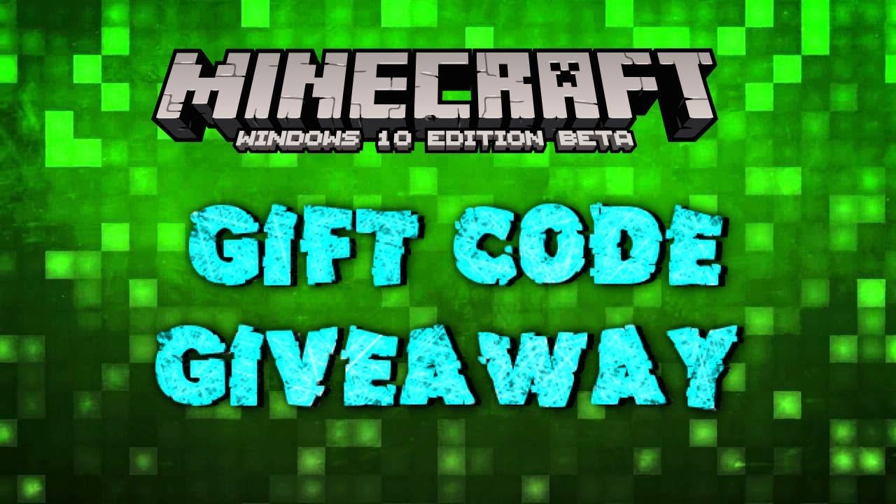 Free Minecraft windows 10 Giveaway Enter to win - YouTube