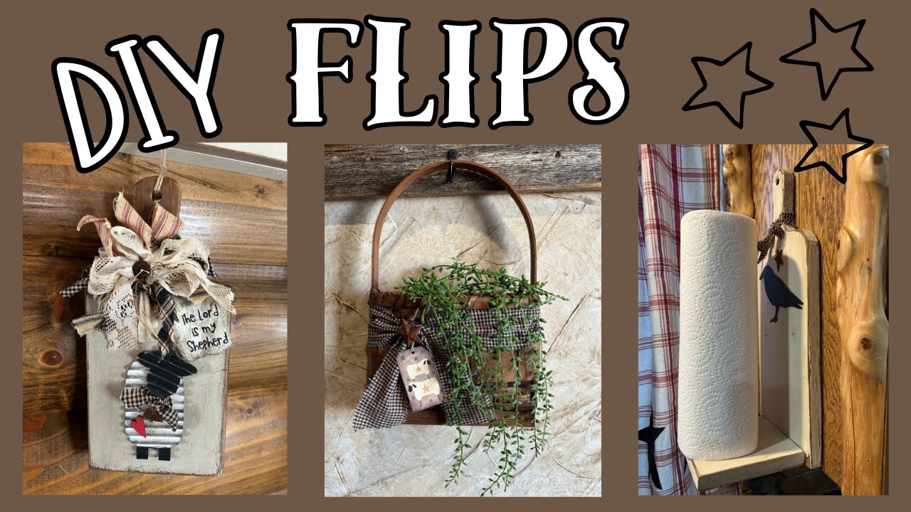 Store Update ~ Flipping My Craft Projects ~Thrifted Basket Flip - YouTube