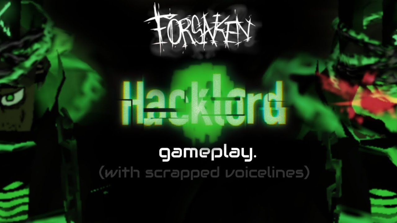 FORSAKEN | Hacklord Shedletsky - 1x1x1x1 Skin Gameplay (with his ...