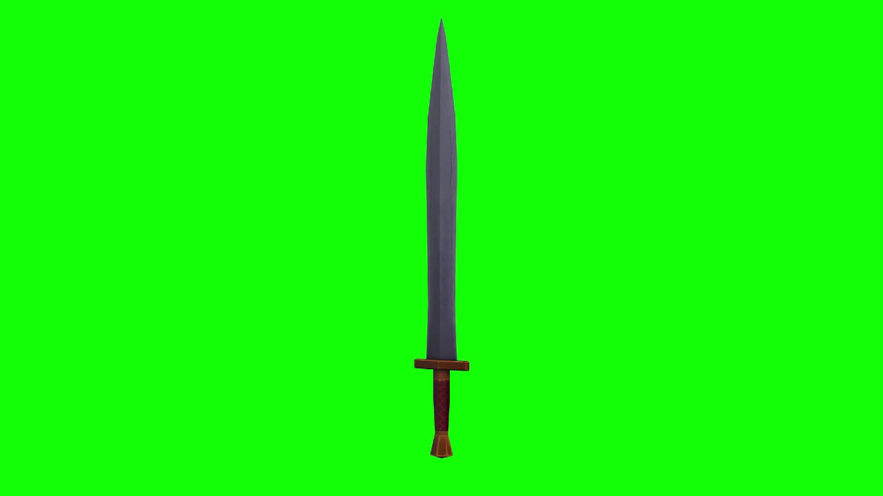 Sword footages on a green screen for video. Download footage on a green ...