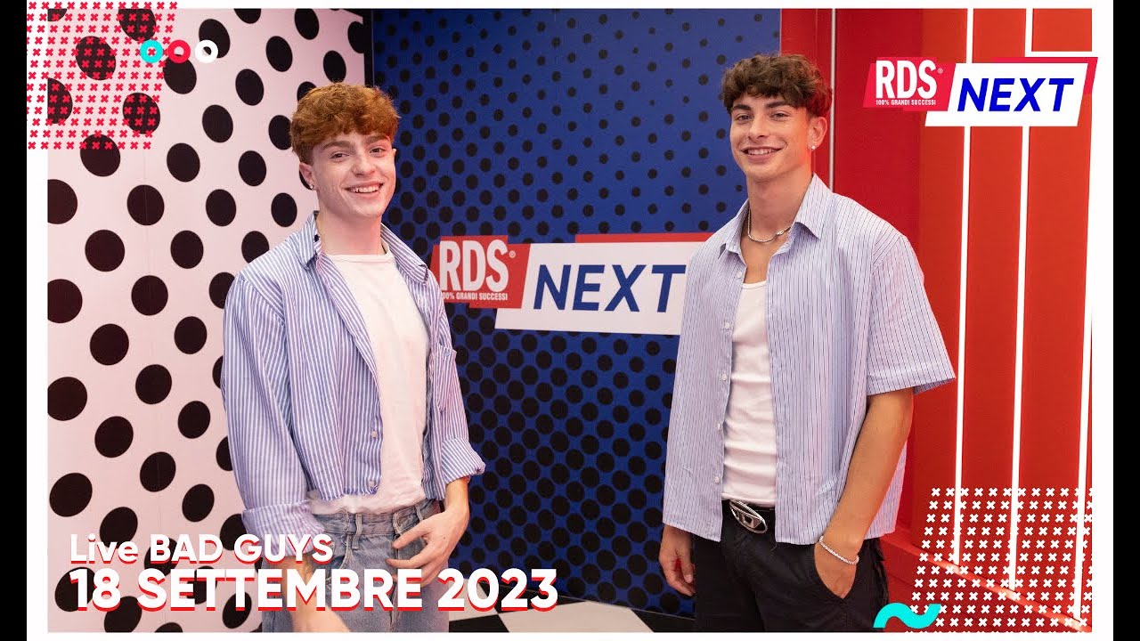 Matteo Robert con Rosso Malpelo fanno i bad boys ON RDS NEXT - BAD GUYS ...