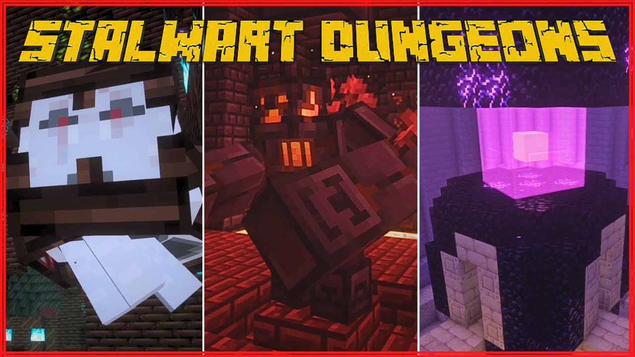 THIS MOD ADDS 3 INSANELY STRONG BOSSES | Stalwart Dungeons (1.20.1 ...