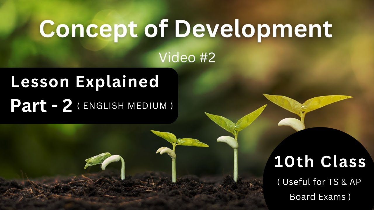 Ideas of Development PART 2 - full lesson Explained | 10th Class Social ...