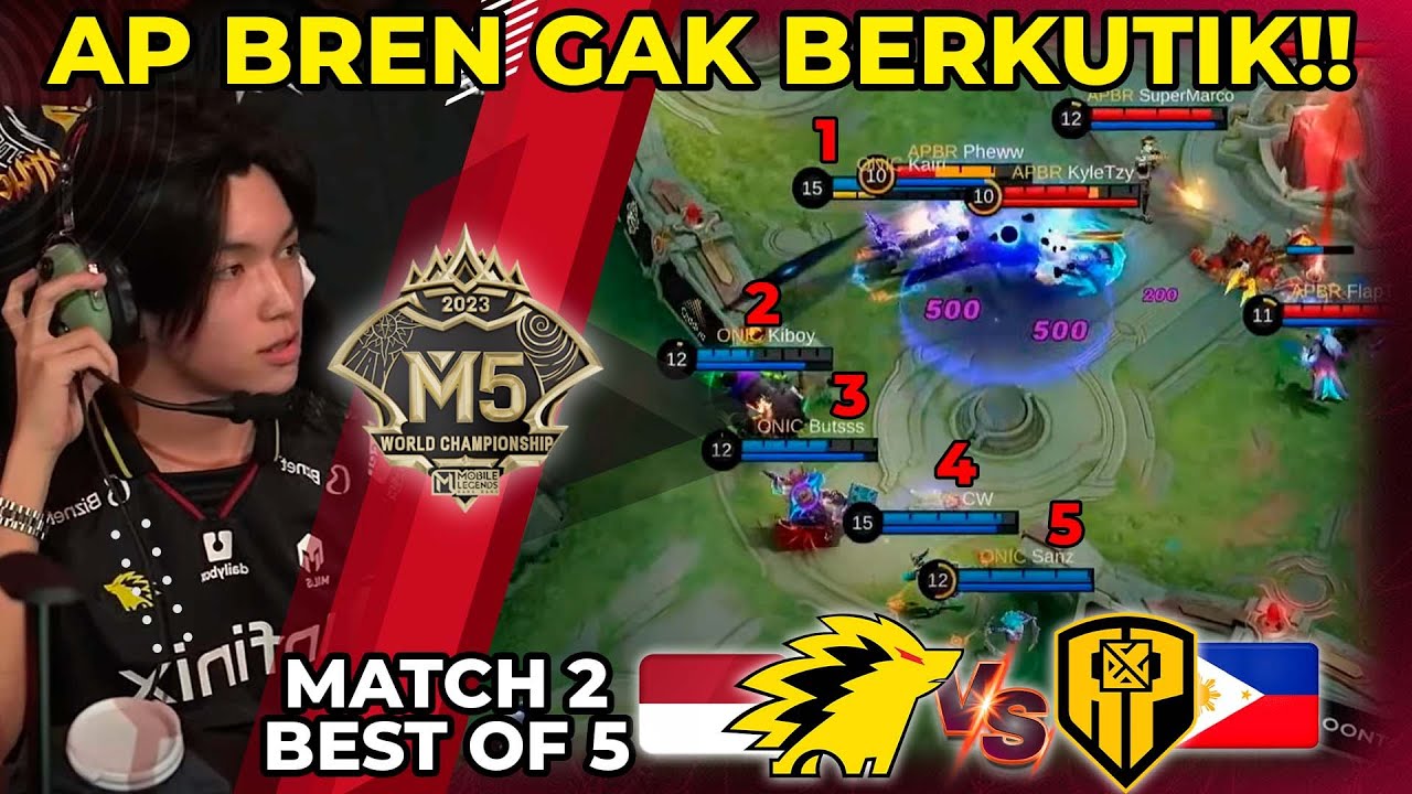 DI BALAS SAMA ONIC!! AP BREN GA DI BIKIN BERKUTIK SEDIKIT PUN!!!! MATCH 2 M5 - YouTube