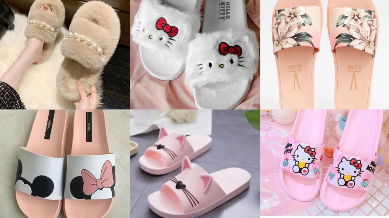 latest and beautiful slippers for girls must watch 2022 - YouTube