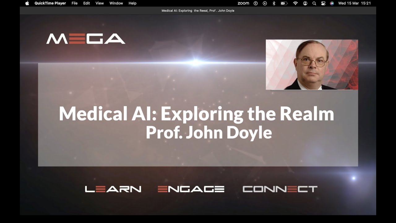 Medical AI: Exploring the Realm Prof John Doyle - YouTube