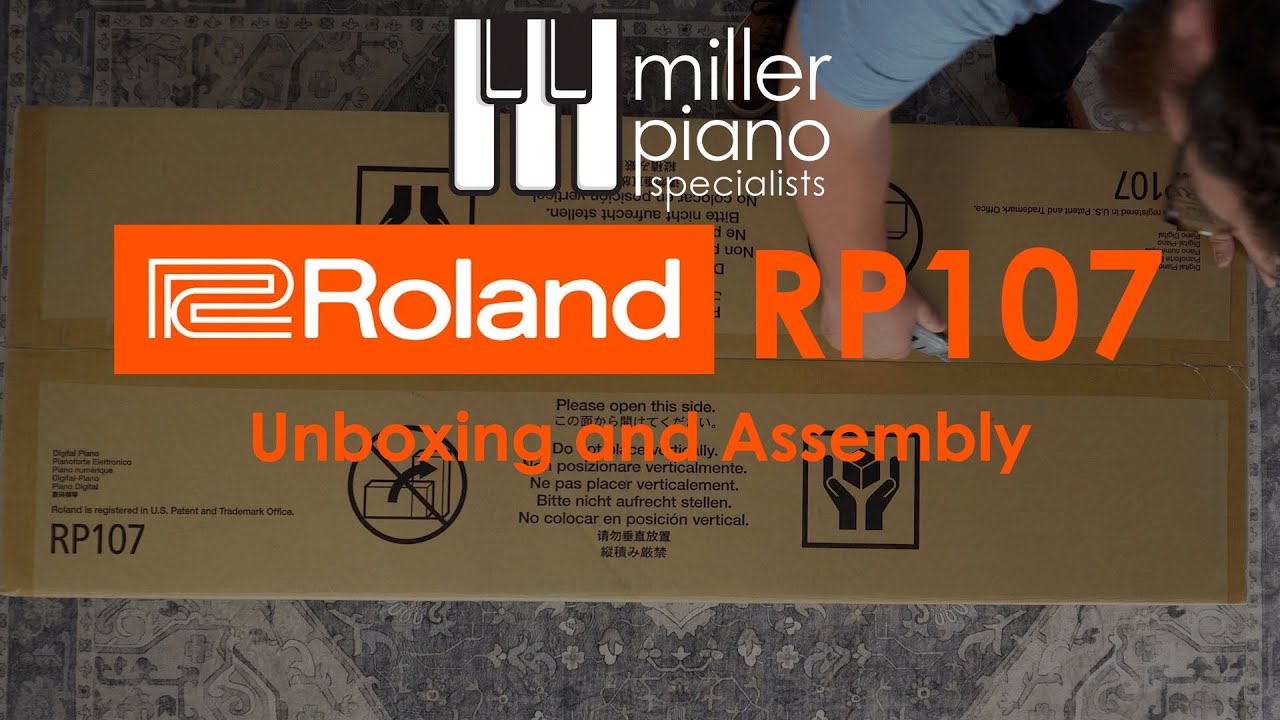 Roland RP107 Digital Piano Unboxing & Assembly | Miller Piano ...