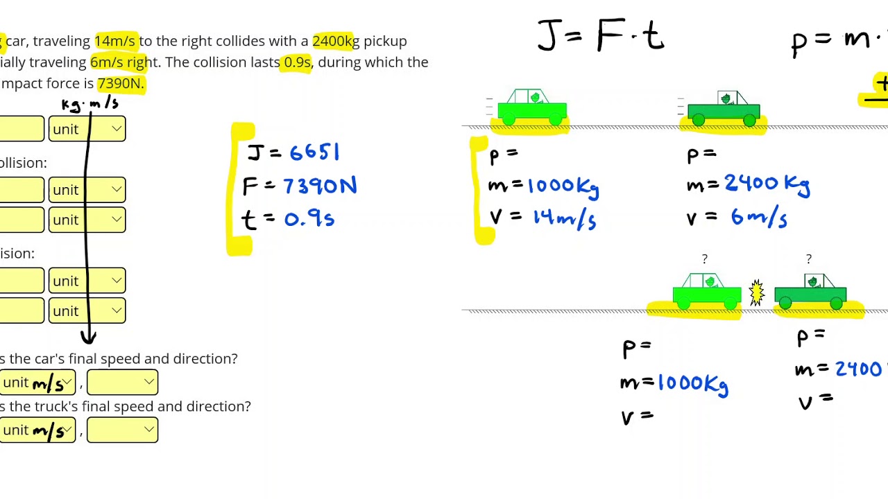 Complete Problems 1 - Momentum - Positive Physics - YouTube