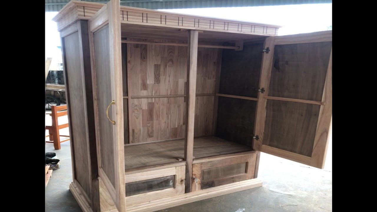 CIVIL CARPENTRY, How to build a timeless wooden wardrobe - YouTube