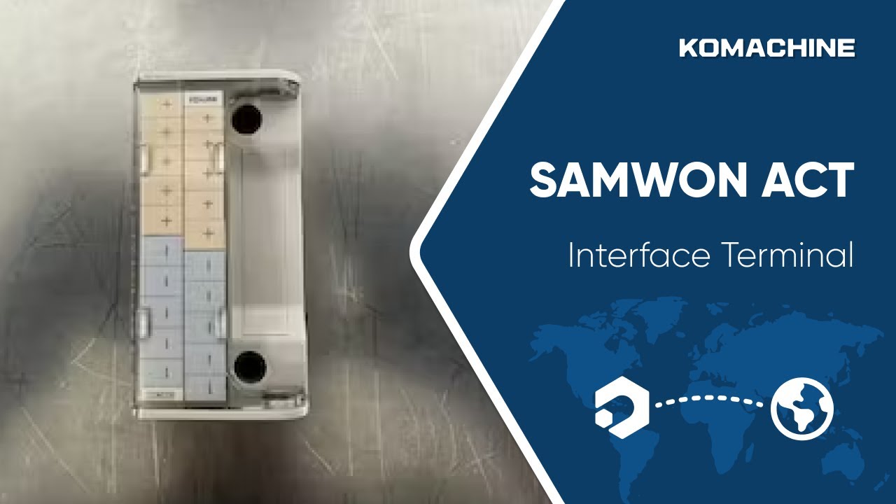 SAMWON ACT / Interface Terminal (XTB-COM20B) / INV-03494 - YouTube