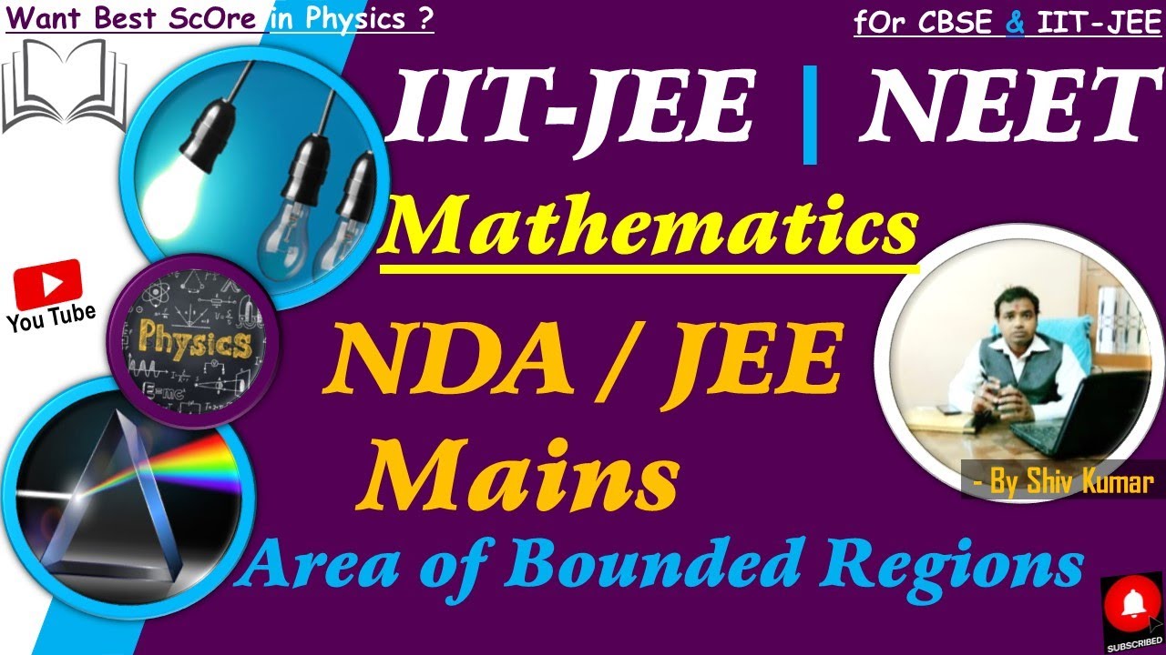 Area of bounded regions for IIT JEE - YouTube
