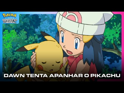 Pokémon: Diamond and Pearl | Dawn tries to catch Ash's Pikachu [EN SUB]