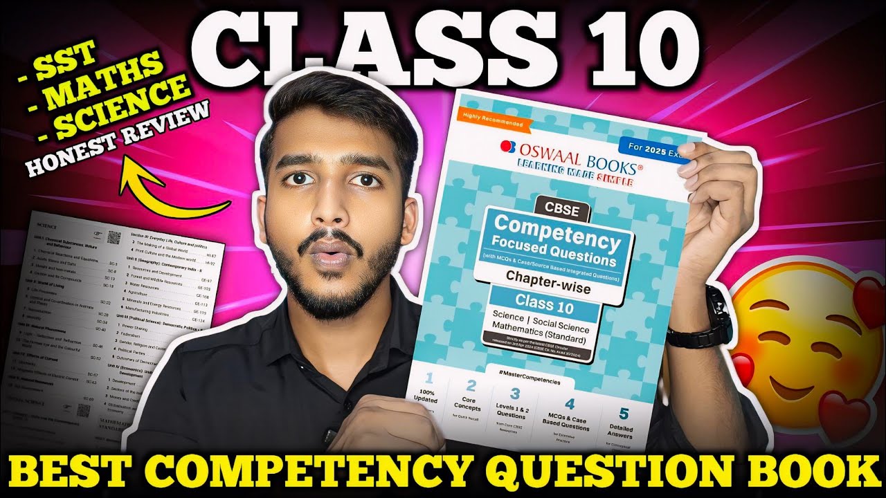 Best Book for Competency-Based Questions Class 10 For 2025 Exam 🔥 | In ...