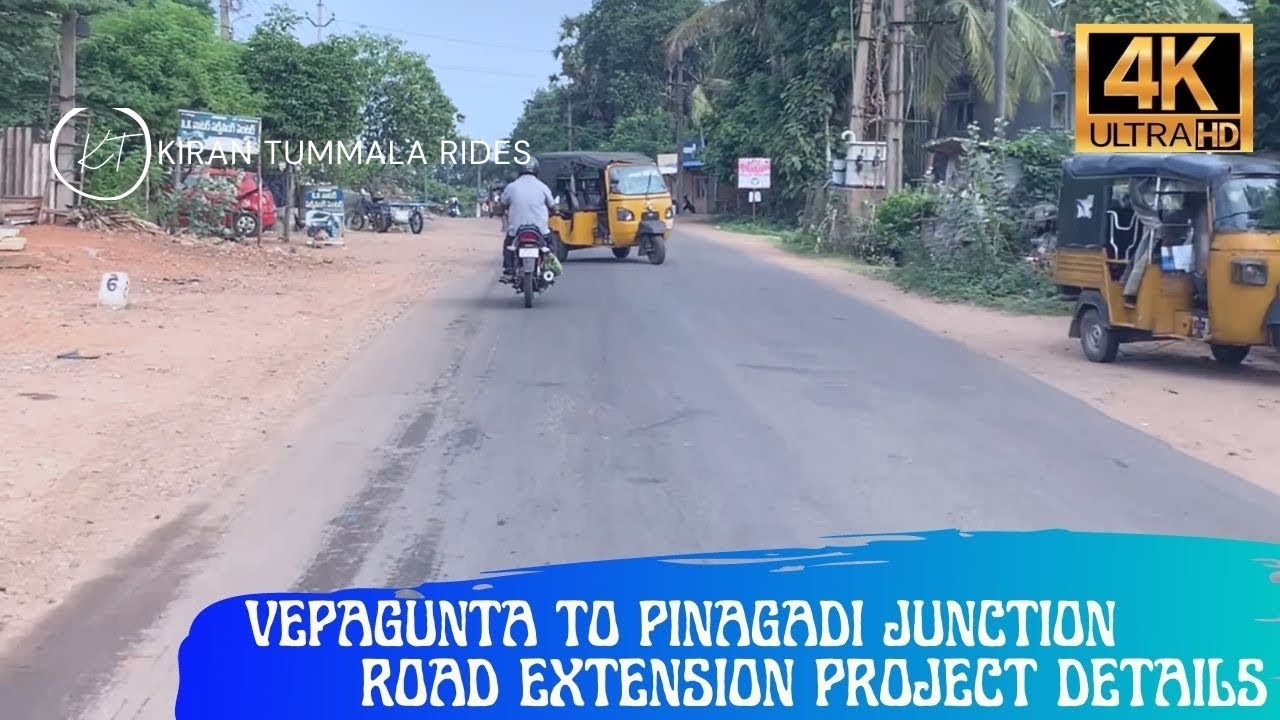VEPAGUNTA TO PINAGADI ROAD EXTENTION PROJECT #VizagRoads # ...