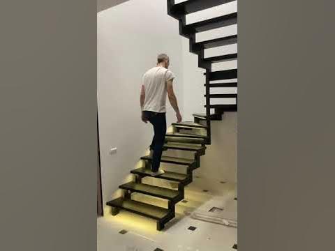 Умная подсветка лестницы - YouTube