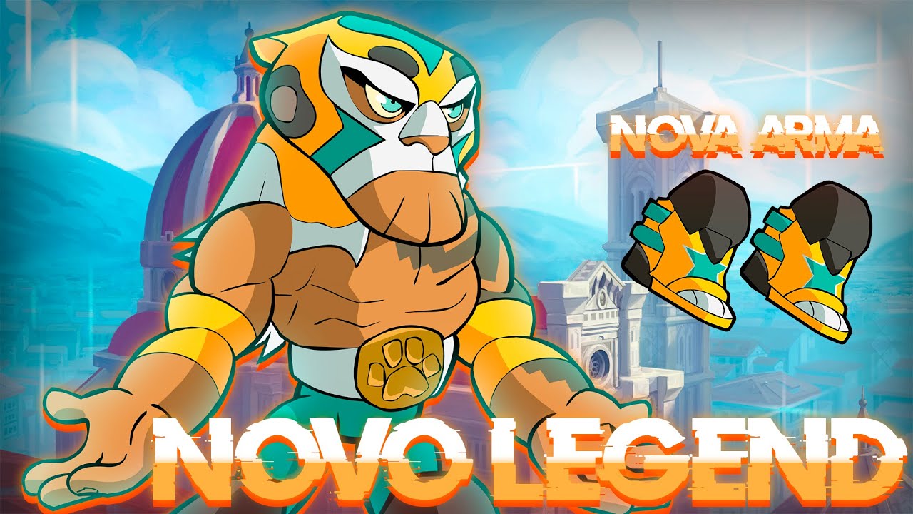 ESSE NOVO LEGEND TEZCA TÁ MUITO FODA + NOVA ARMA - Brawlhalla - YouTube