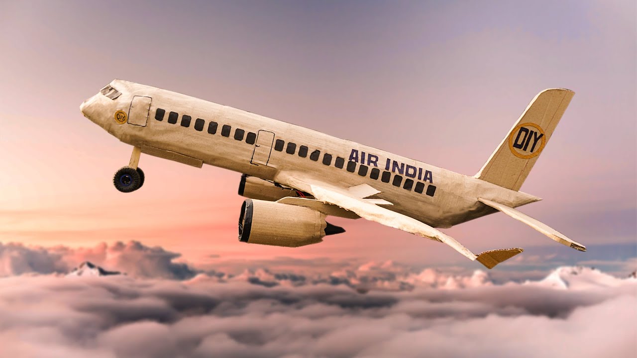 Coolest Cardboard Airplane Models | How To Make Cardboard Boeing 777 ...