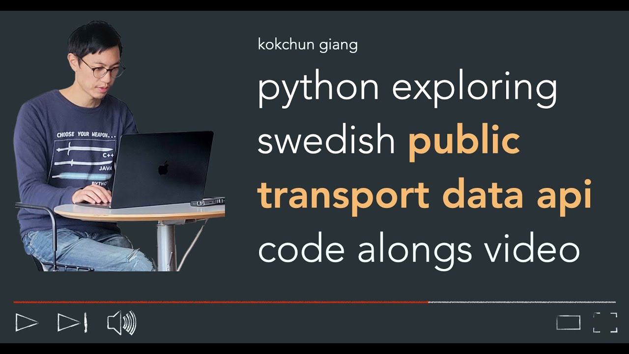 Exploring public transport data from trafiklab API - YouTube