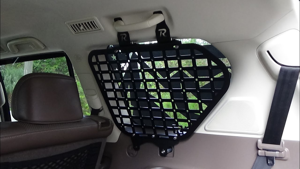 rear window molle panel installation-lexus gx 460 - YouTube