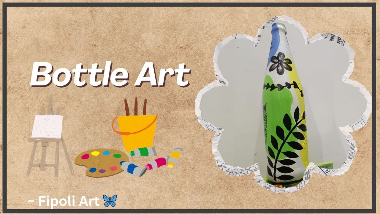Bottle painting ideas |DIY Bottol Art #painting - YouTube