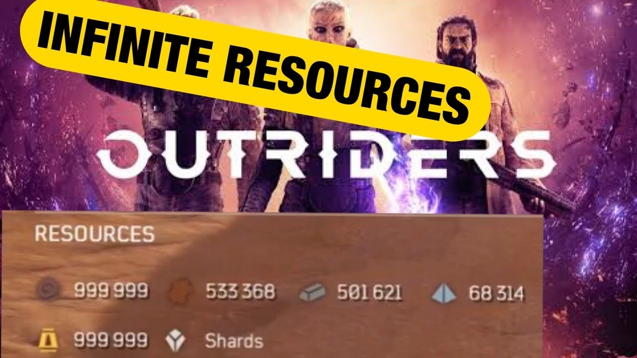 OUTRIDERS INFINITE RESOURCES EXPLOIT - YouTube