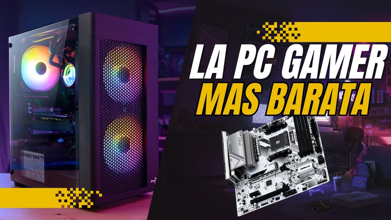 La PC Gamer NUEVA más BARATA Para iniciar 2025 / Solo 340$ / Ryzen con ...