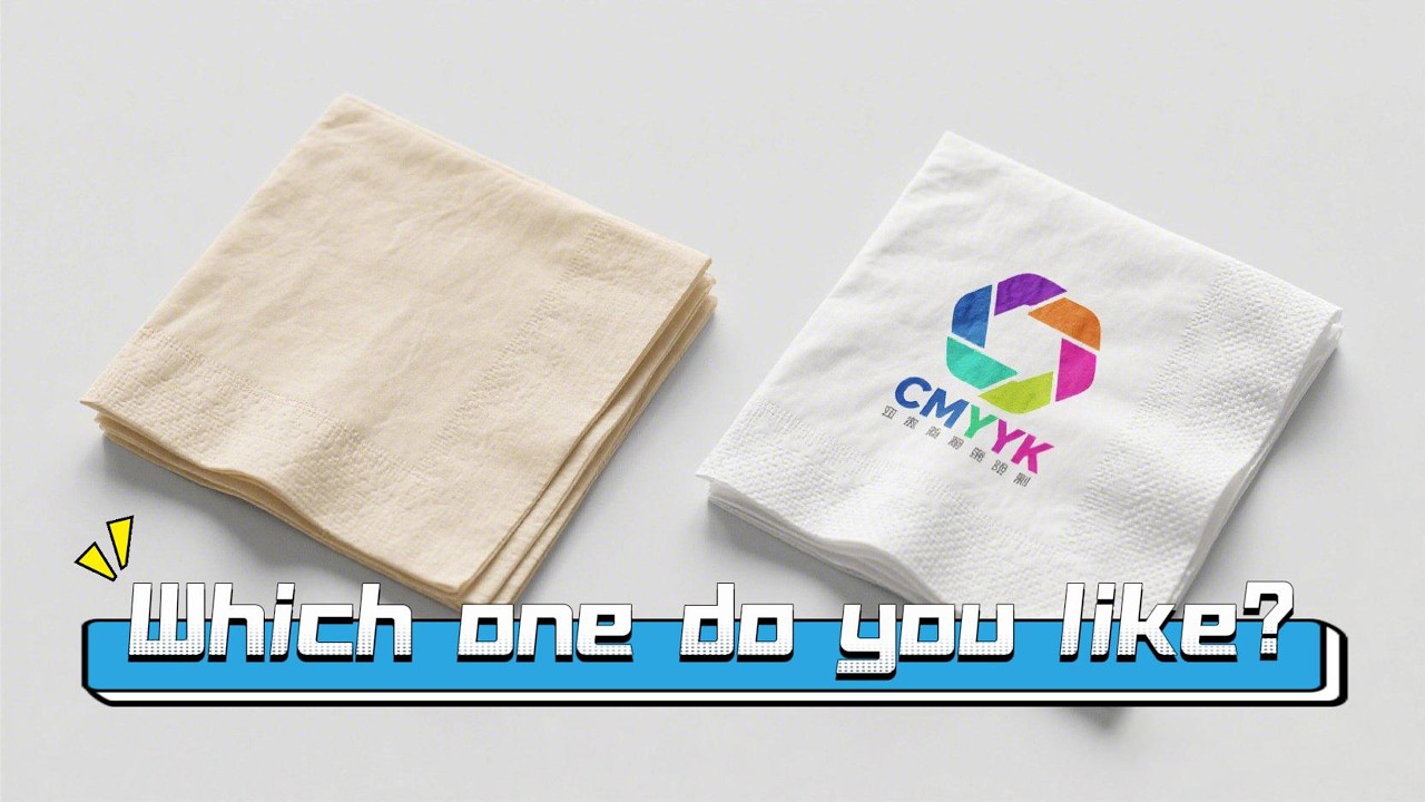 Custom Napkins in 7 seconds by digital napkin printing machine # ...