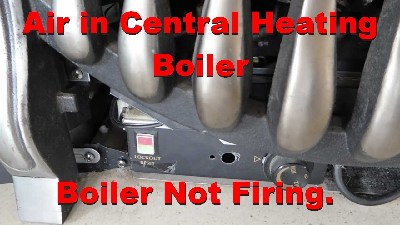 Air in central heating boiler? - YouTube