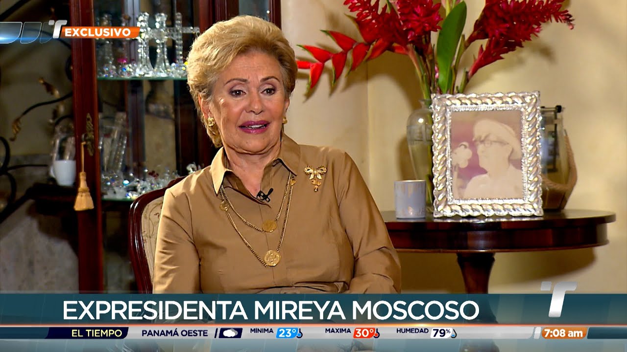 Expresidenta Mireya Moscoso se refiere a las alianzas, insta a ...