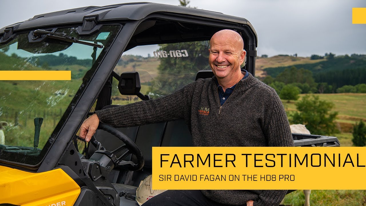 Farmer Testimonial | Sir David Fagan uses the HD8 Pro - YouTube