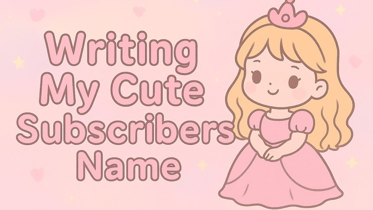 Writing my cute subscribers name ️#@crafterkhushi0#trending#live#stream ...