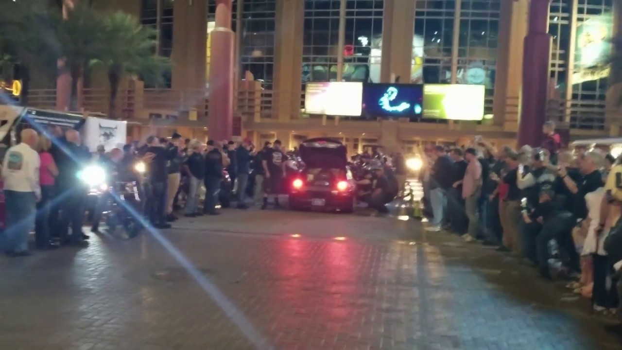 Jet Car at Cyclerides.com Bike Night at Westgate - YouTube