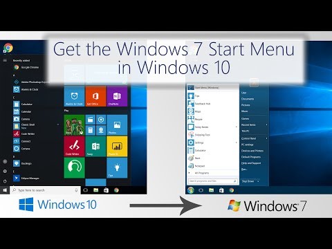 Get The Windows 7 Start Menu In Windows 10