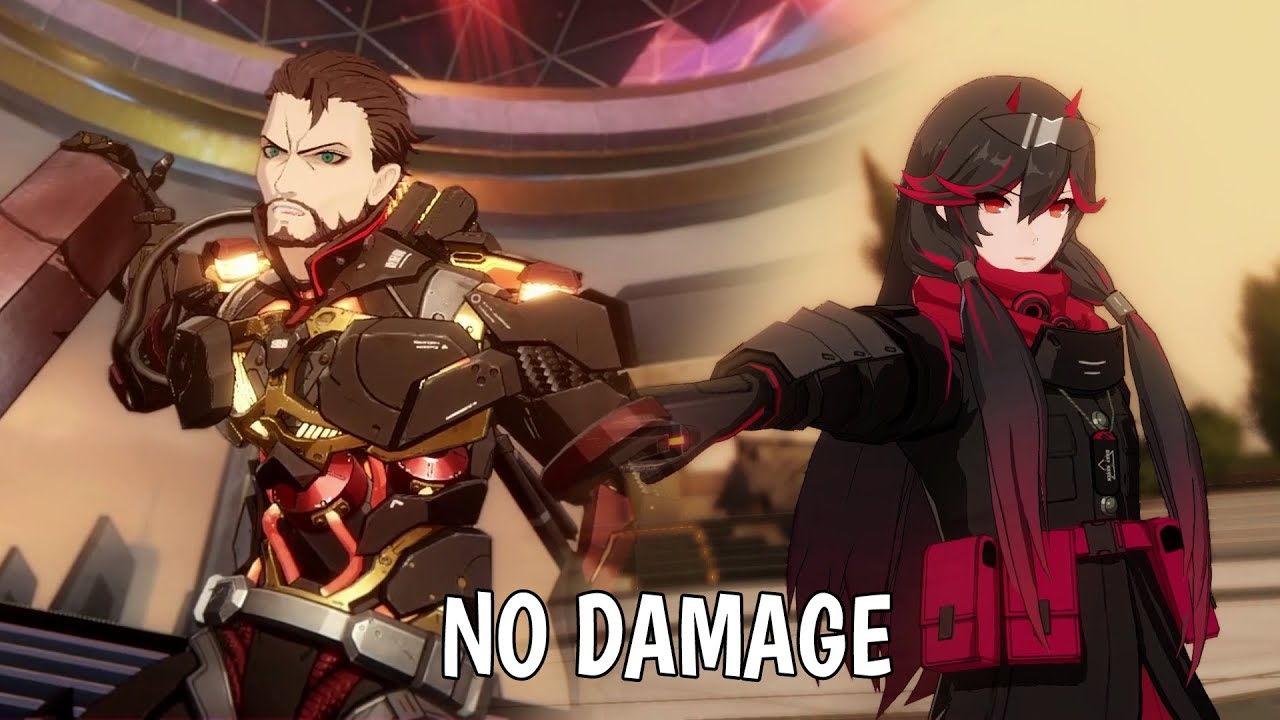 【Punishing: Gray Raven】- Ballard VS Lucia Lotus [No Damage] - YouTube