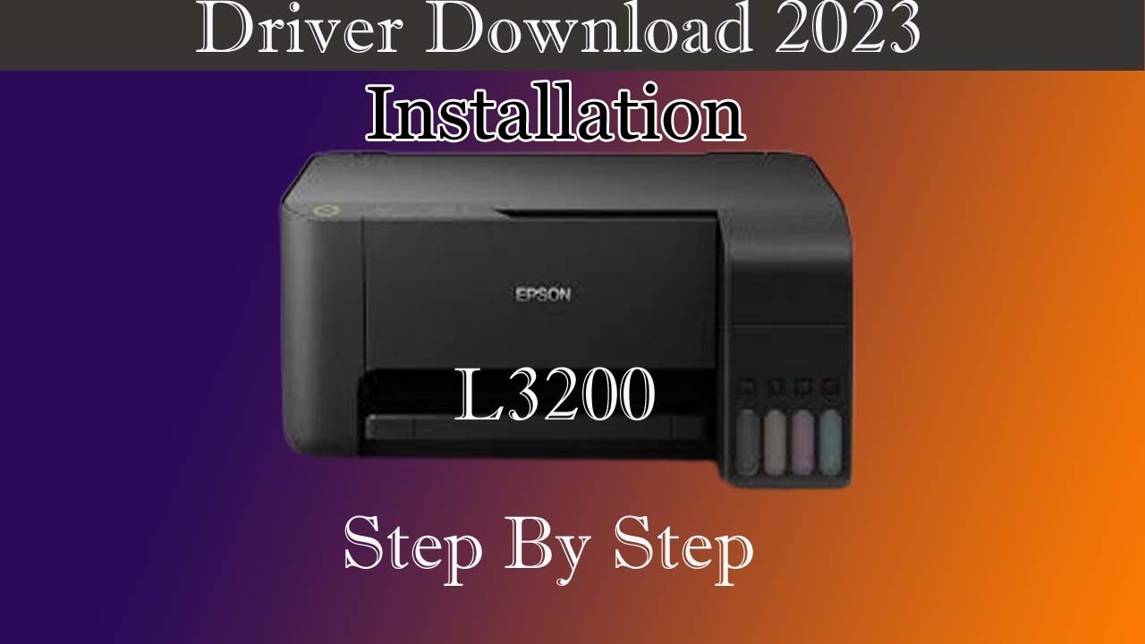 Epson L3200 Driver-Download & Install Latest Version 2023 Updated - YouTube