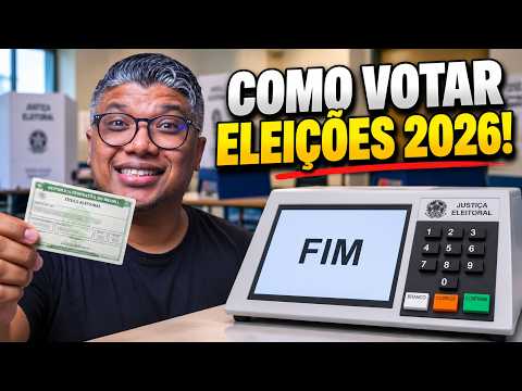Como Votar na Urna Eletrônica nas Eleições 2026!