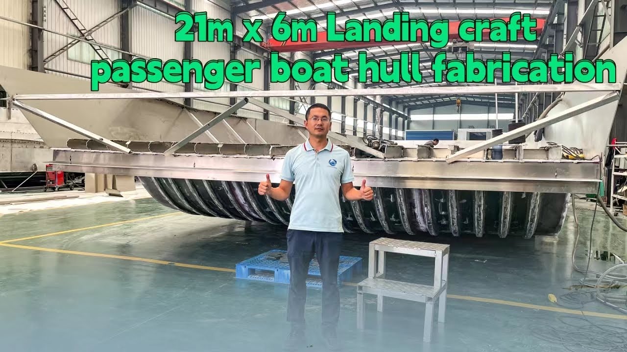 Roger's craft -- 21m x 6m landing craft passenger barge hull ...