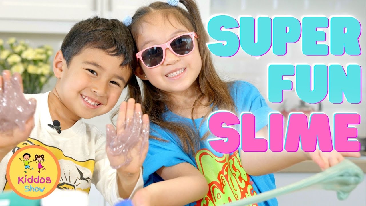 Easiest Slime Recipe for Kids | KIDDOS SHOW | Educational Videos for ...