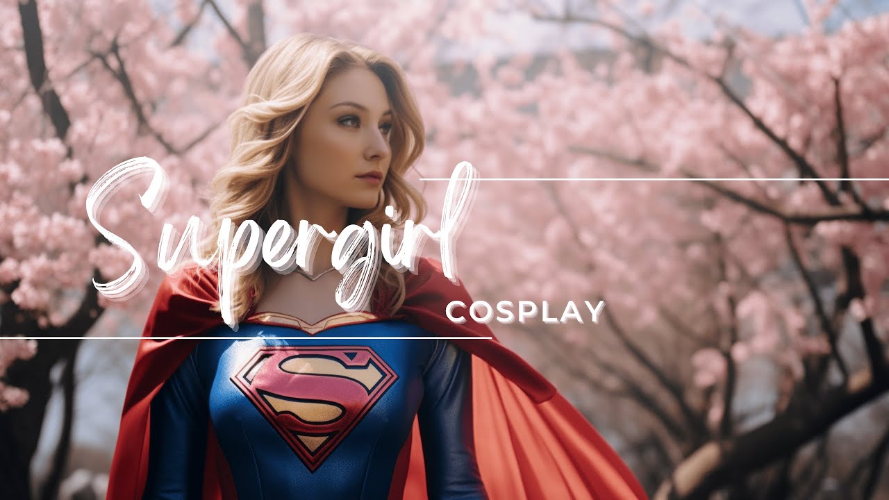 🌸 Supergirl Blossoms: Cherry Blossom Cosplay Journey! Which celestial flight takes your breath ...