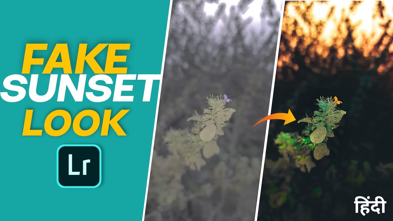 How To Add Fake Sunset Look In Lightroom Mobile 2021 || Sunset Look ...