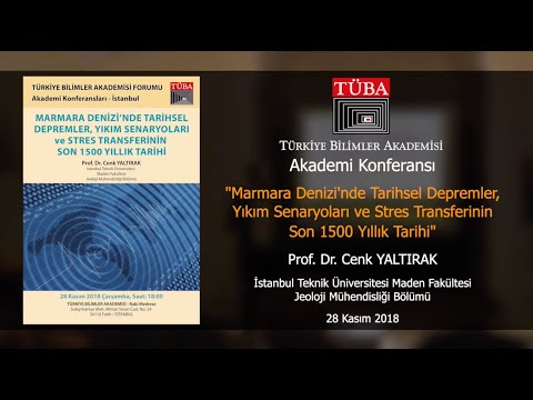 “Marmara Denizi Fay Modellerine Göre Tarihsel Depremler ve Stres Transferinin Son 1500 Yılık Tarihi”