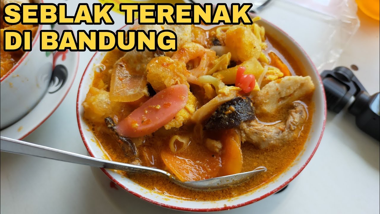 Seblak Sultan Terenak di Bandung - YouTube